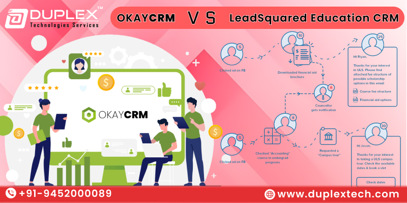 OkayCRM vs LeadSquared Education CRM
